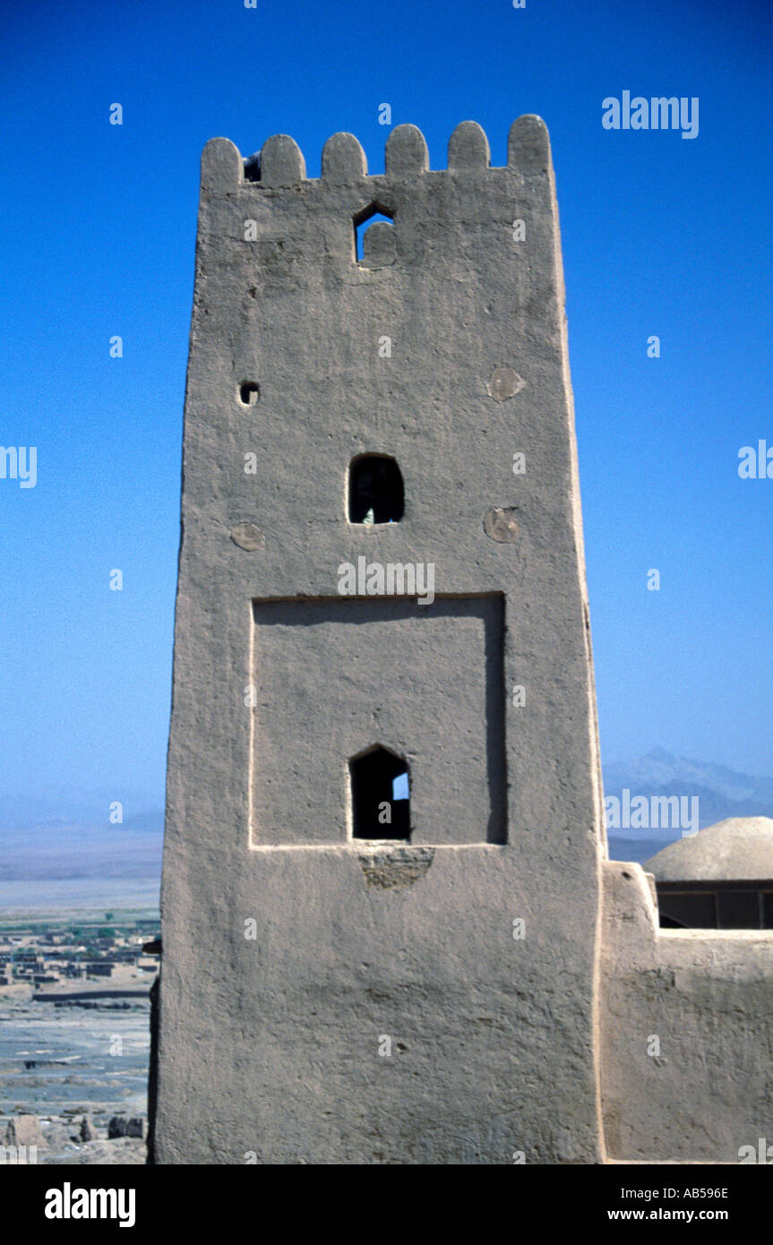 Iran Bam The inner Citadel Tower fortifications Stock Photo - Alamy