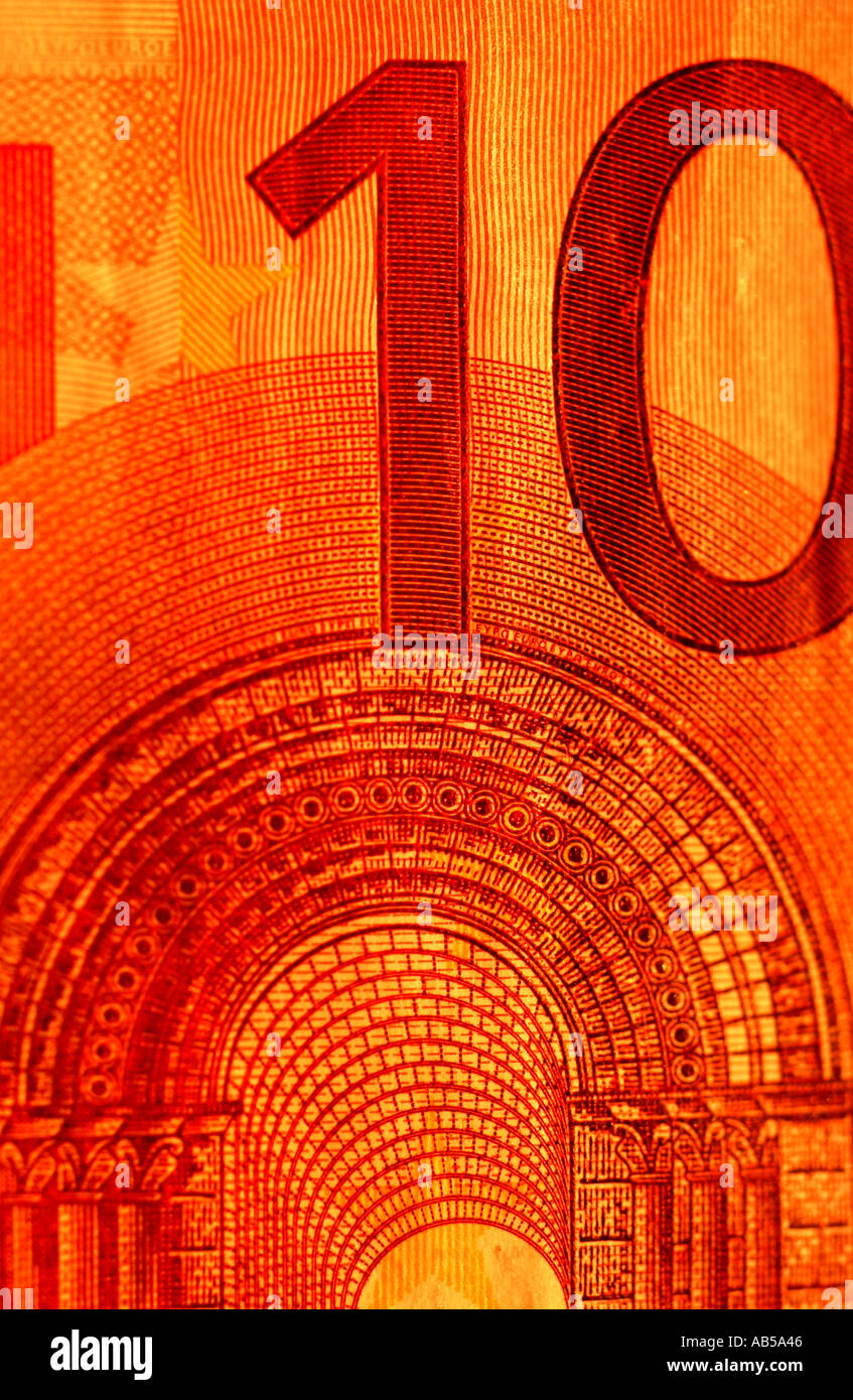 Horizontal color image of Euro currency Stock Photo - Alamy