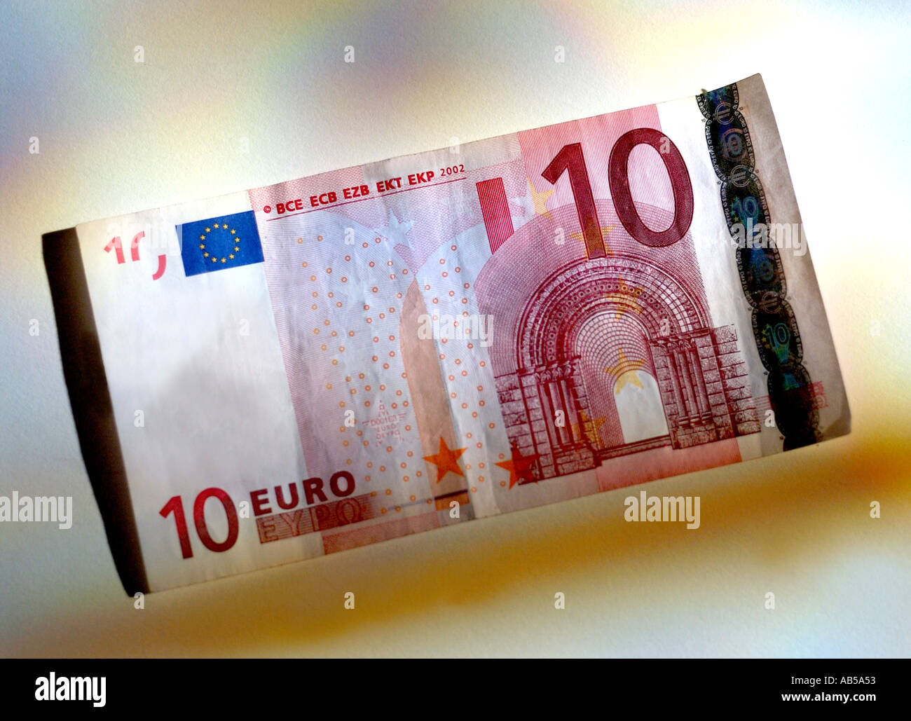 Horizontal color image of Euro currency Stock Photo - Alamy