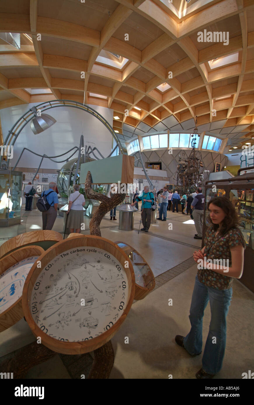 Eden project cornwall interior flowers hi-res stock photography and ...