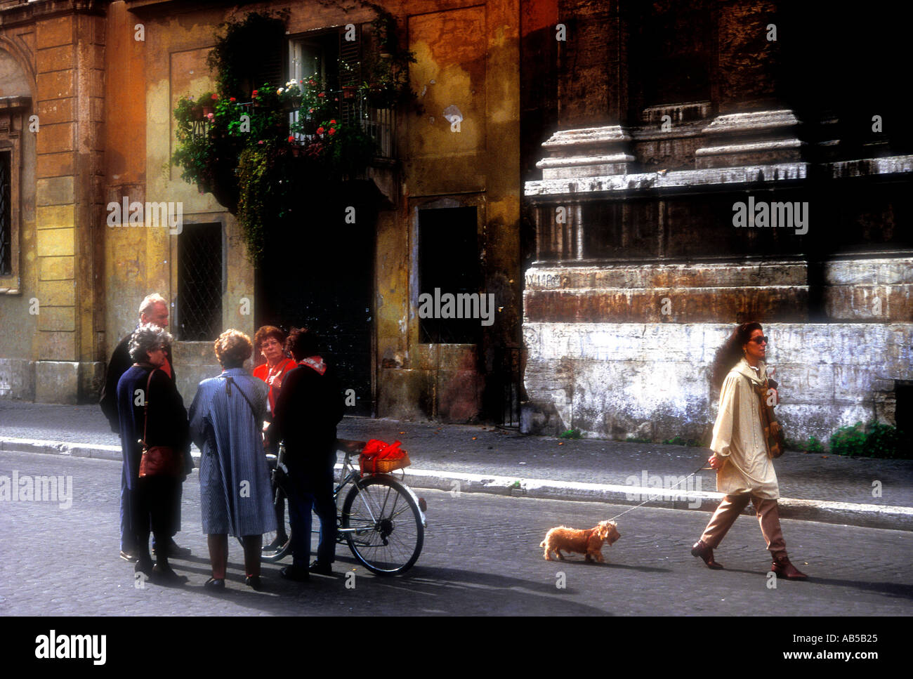 Street scene in the Piazza Navona Rome Italy Stock Photo - Alamy