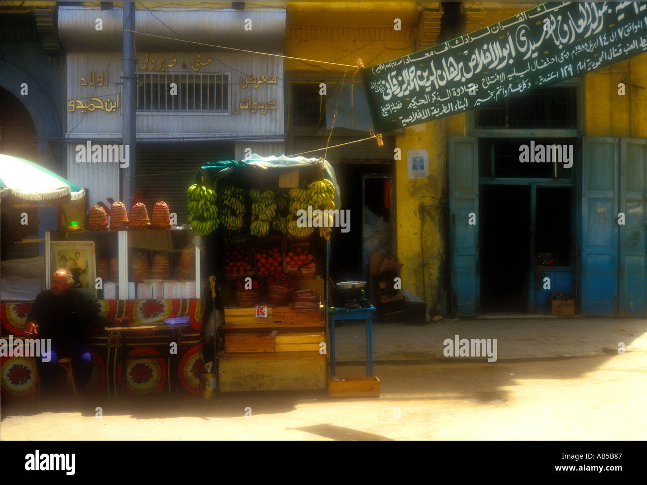 A street scene in Cairo Egypt Stock Photo - Alamy