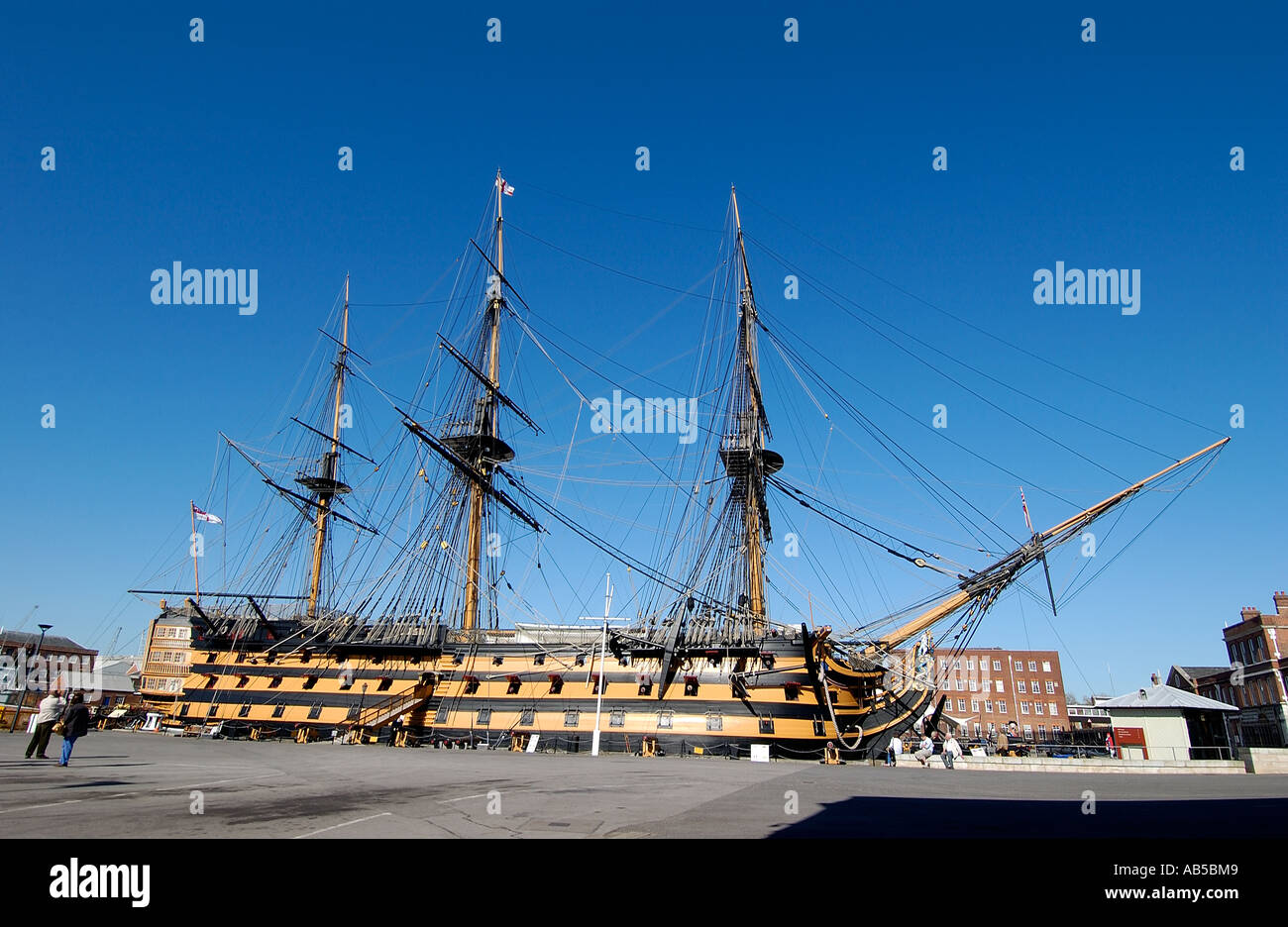Nelsons flagship hms victory hi-res stock photography and images - Alamy