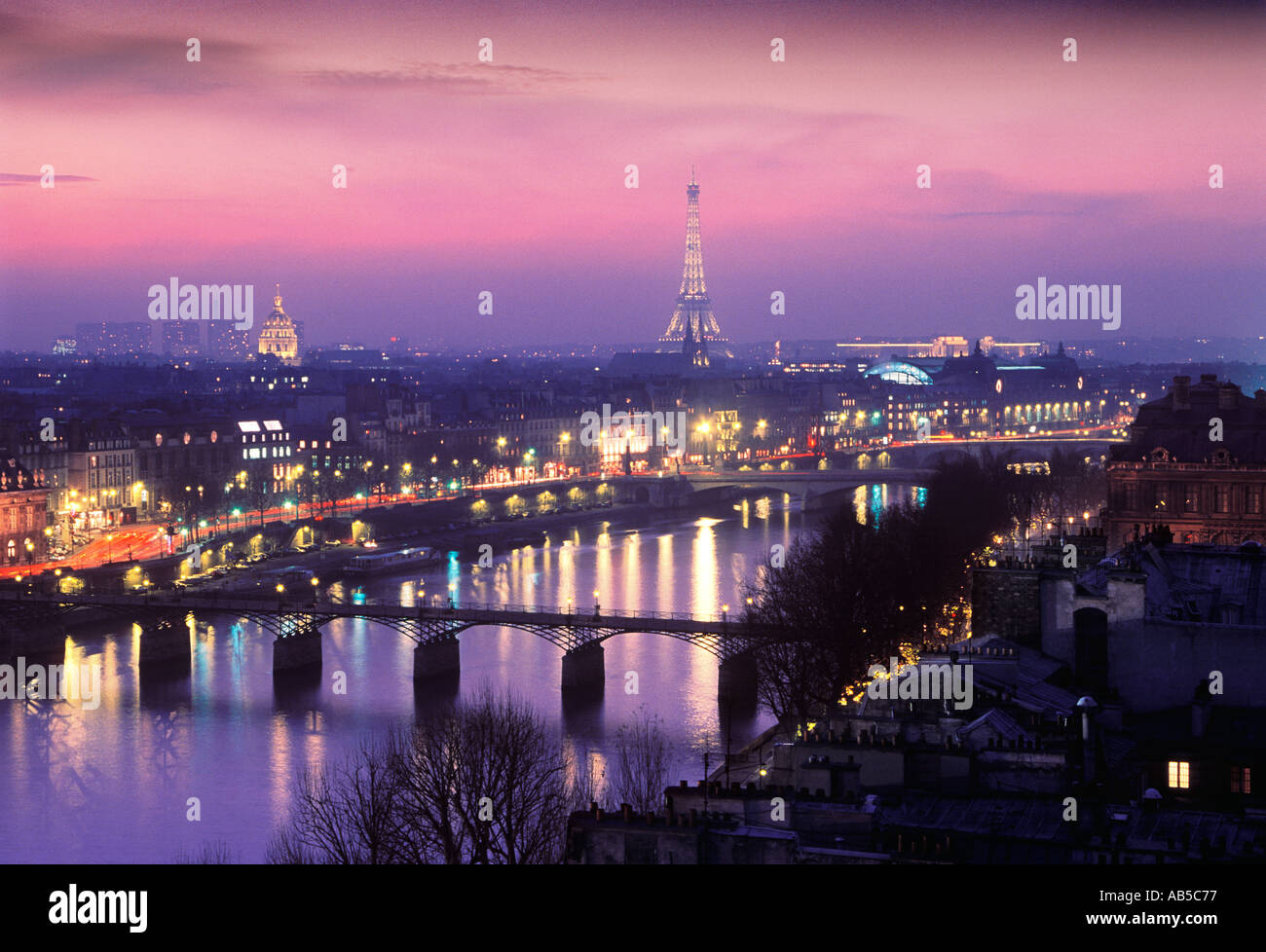 France paris overview city hi-res stock photography and images - Alamy