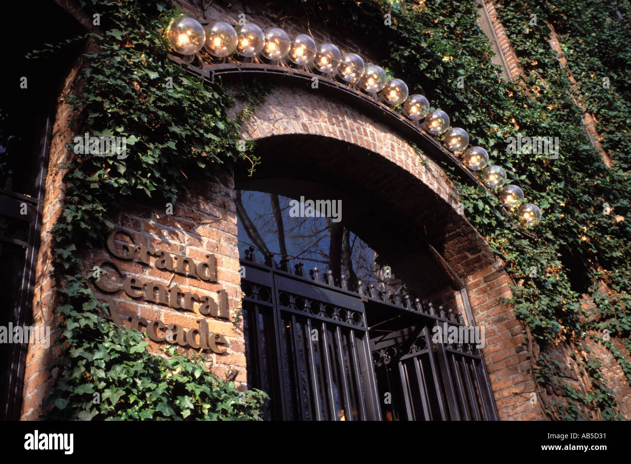 Wrought Iron Gate Entrance To Grand Central Arcade In Pioneer Square ...