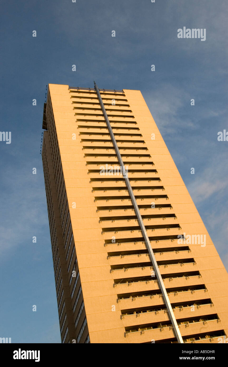 high rise council owned tower blocks in birmingham city center on ...