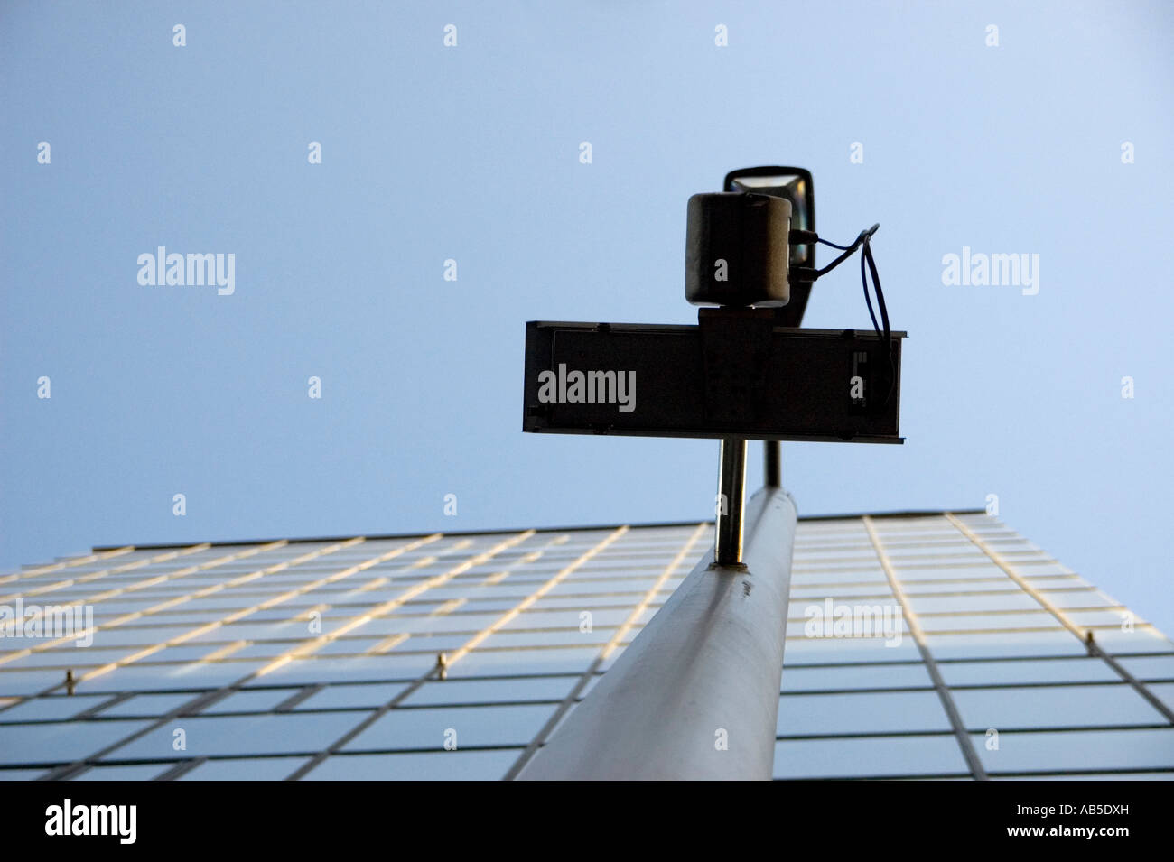 a cctv camera in the centre of birmingham watching what goes on the in ...