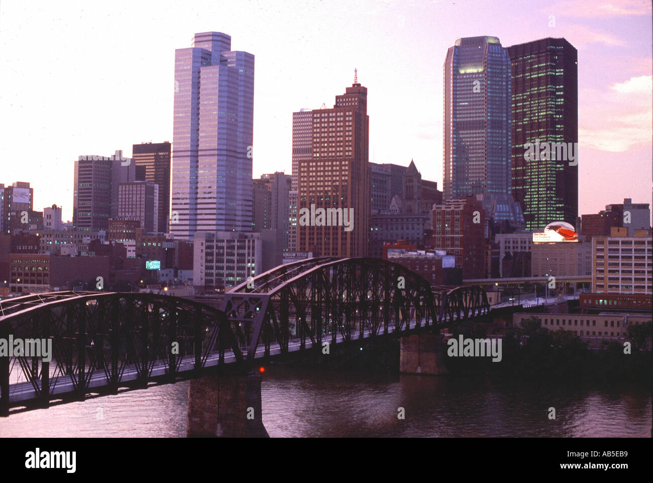 Pittsburgh golden triangle hi-res stock photography and images - Alamy
