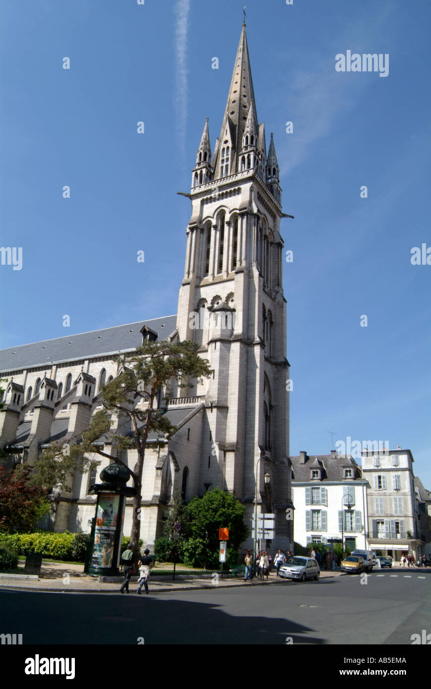 pau, cathedral, church, south, of, France, worship, religion, religious ...