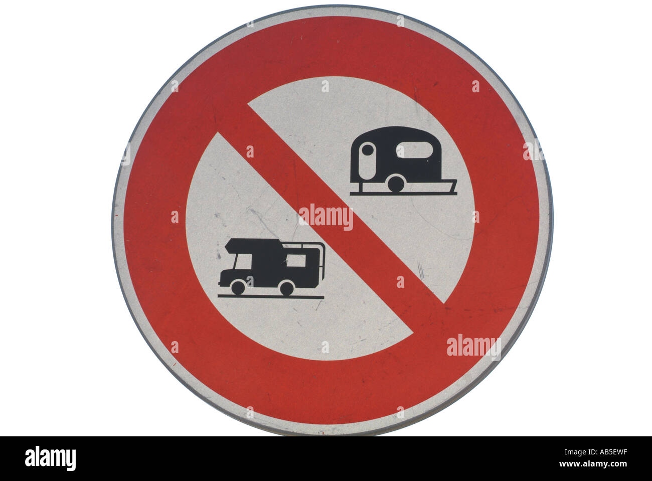 no, camping, road, sign, caravan, motorhome, laybay Stock Photo - Alamy