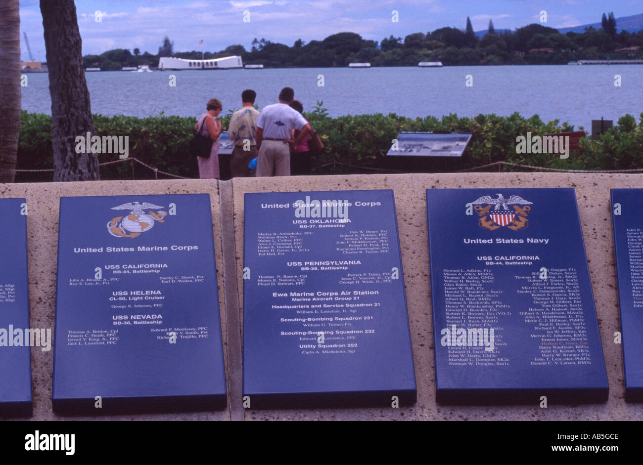 military unit memorial plaques USS Arizona Memorial National Park ...