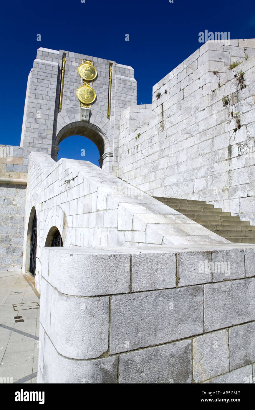 The american armed forces world war 2 commemorative gate in gibraltar ...