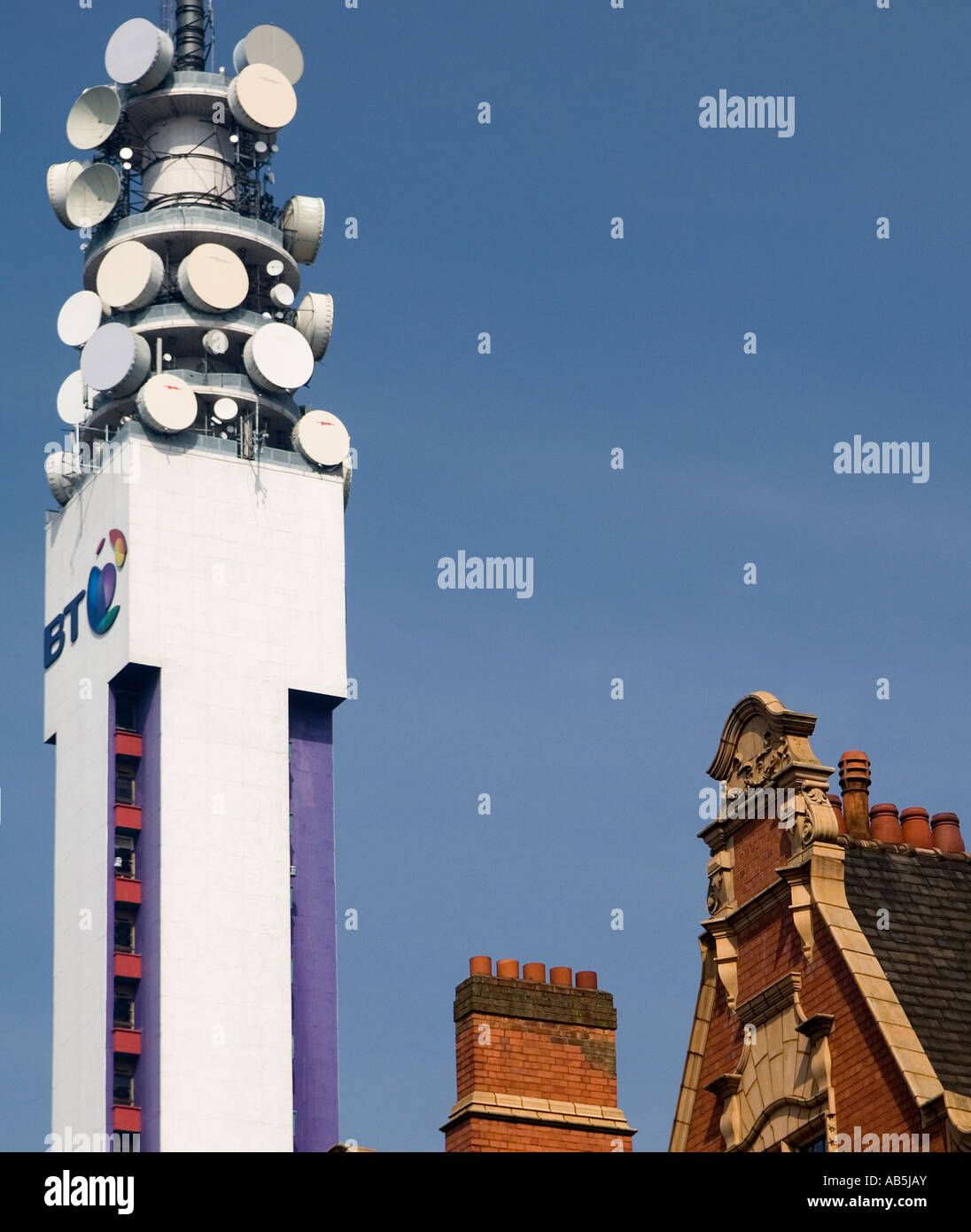 Communications tower, birmingham, england Stock Photo - Alamy
