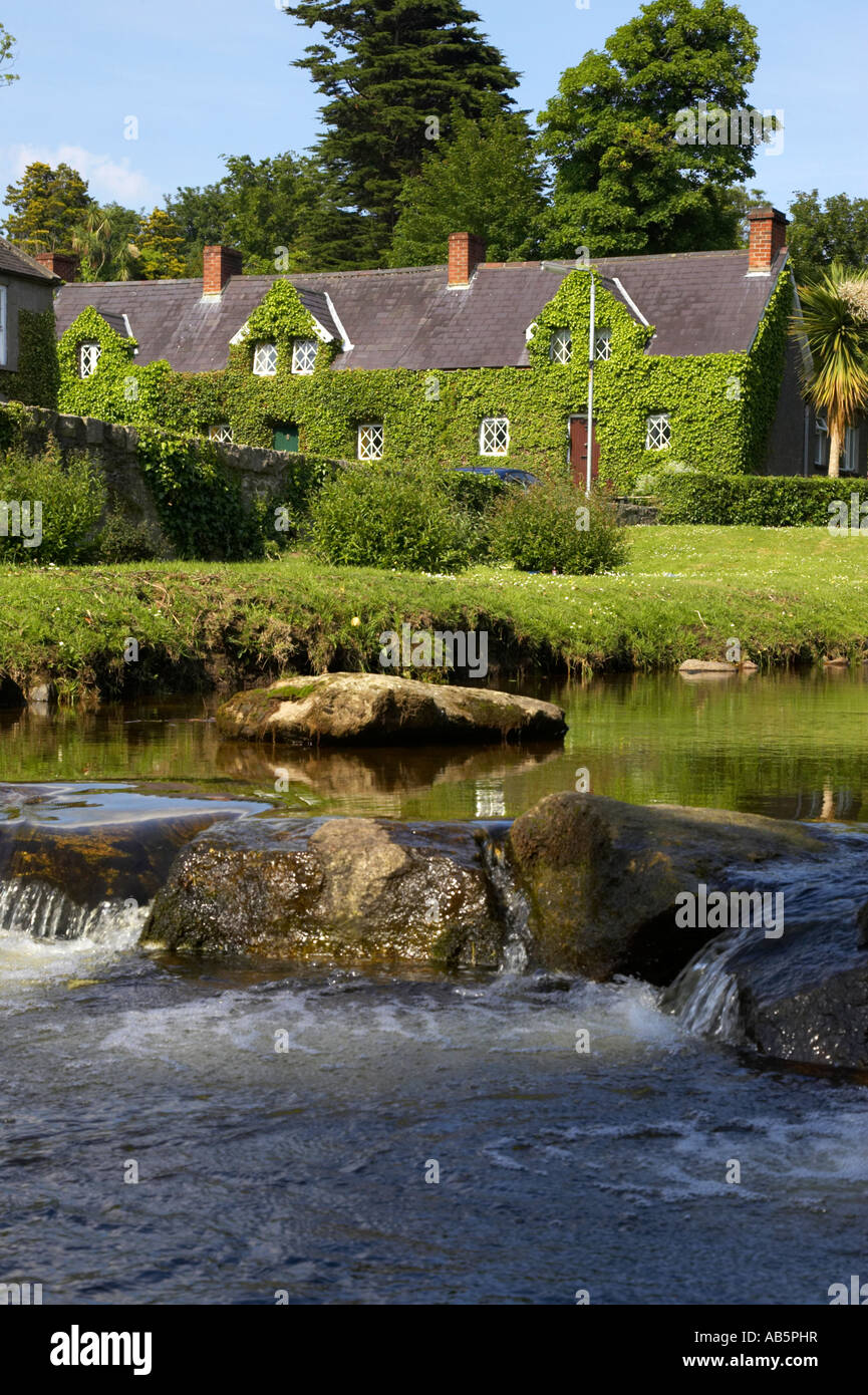 vertical The river Kilbroney in the village of Rostrevor county down ...