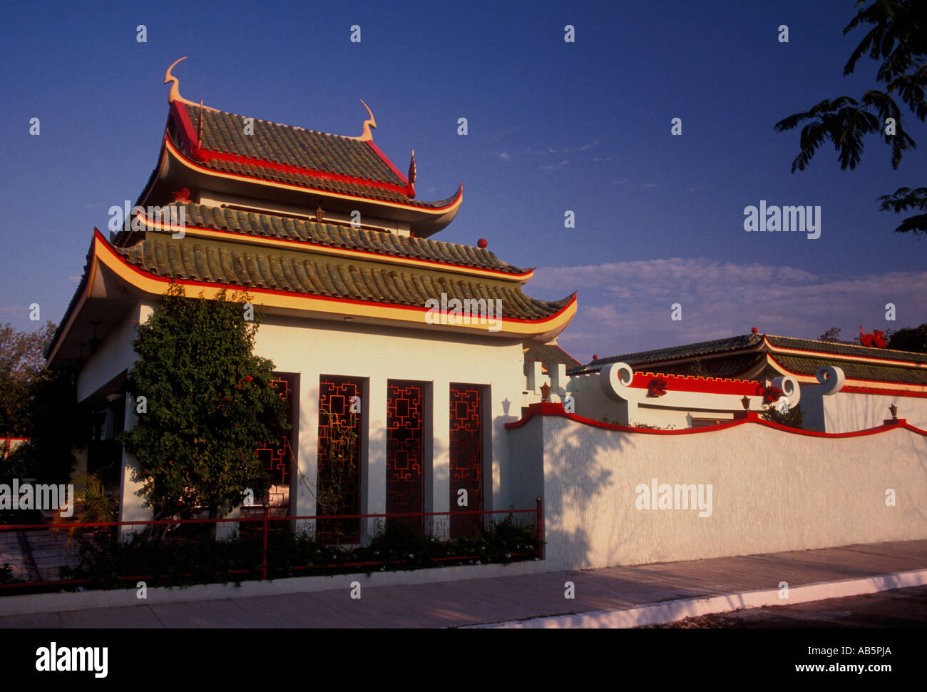 Chinese-style architecture, Merida, Yucatan State, Yucatan Peninsula ...