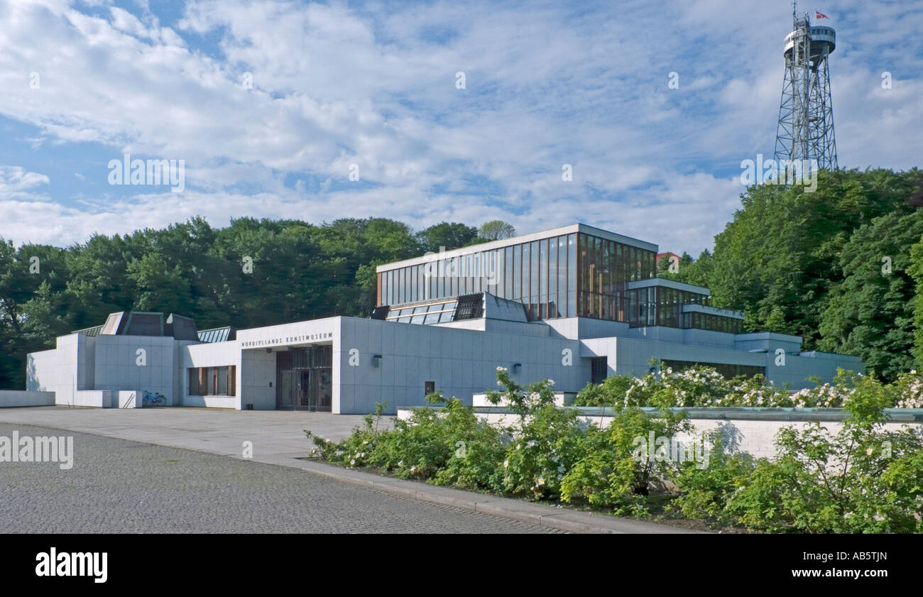 Nordjyllands Kunstmuseum - Kunsten - with Aalborgtaarnet (The Aalborg ...