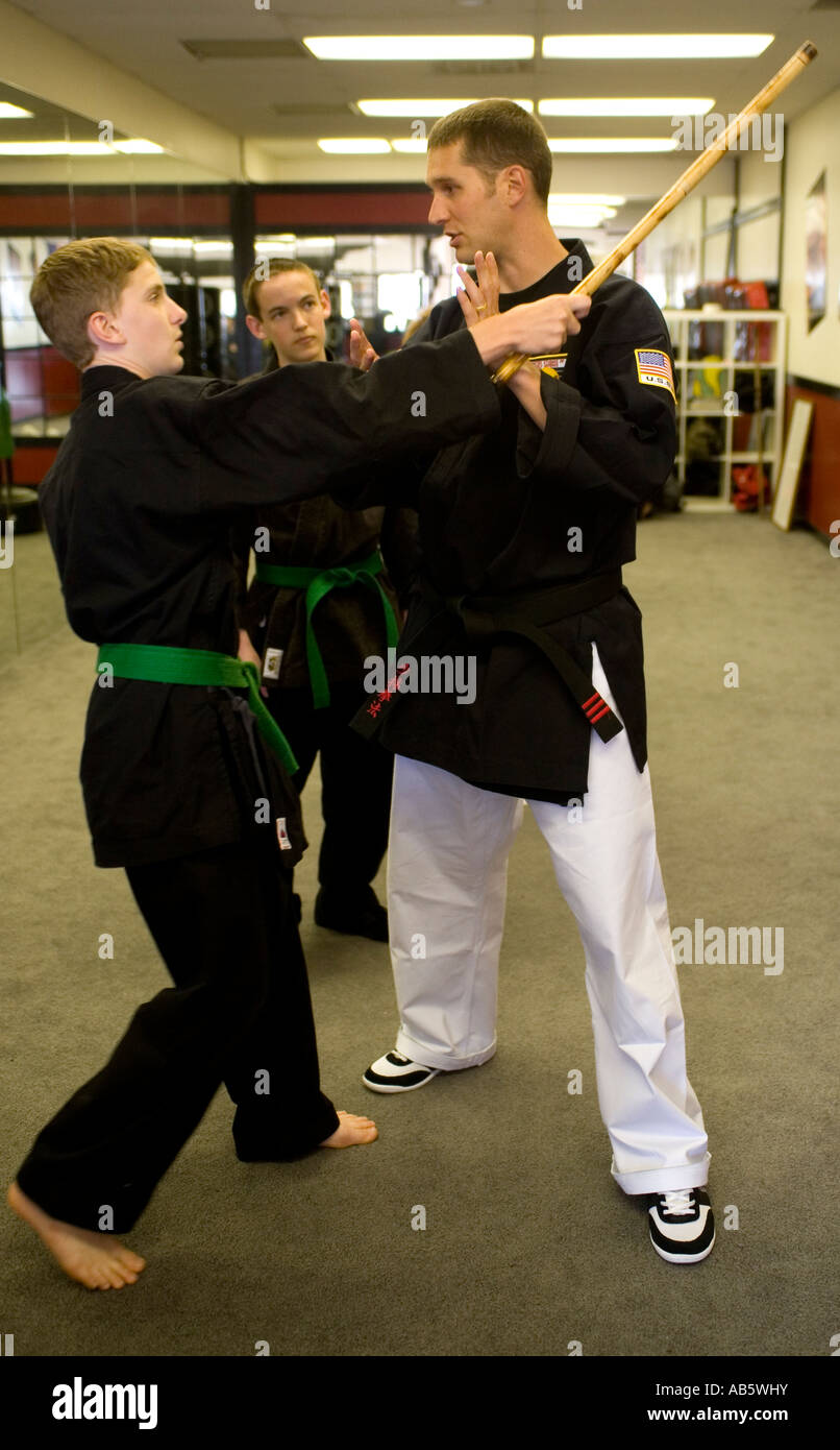 Boys Practicing Martial Arts Stock Photos & Boys Practicing Martial ...