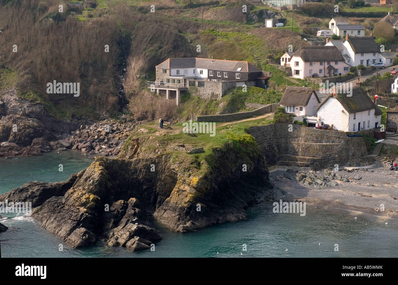 Cadgwith Cove Lizard Peninsula Cornwall England Stock Photo - Alamy