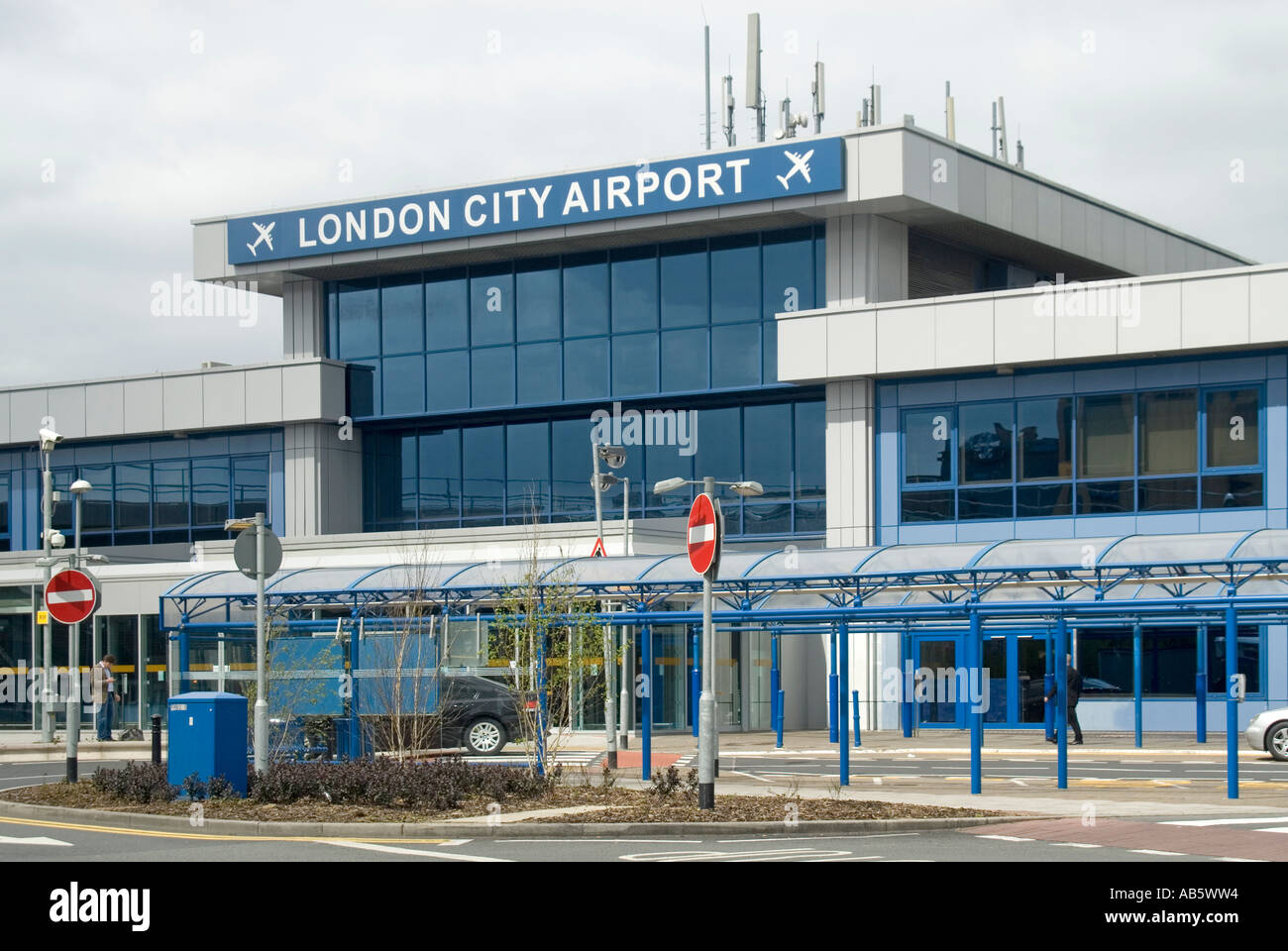 London City Airport main passenger entrance also linked access to ...
