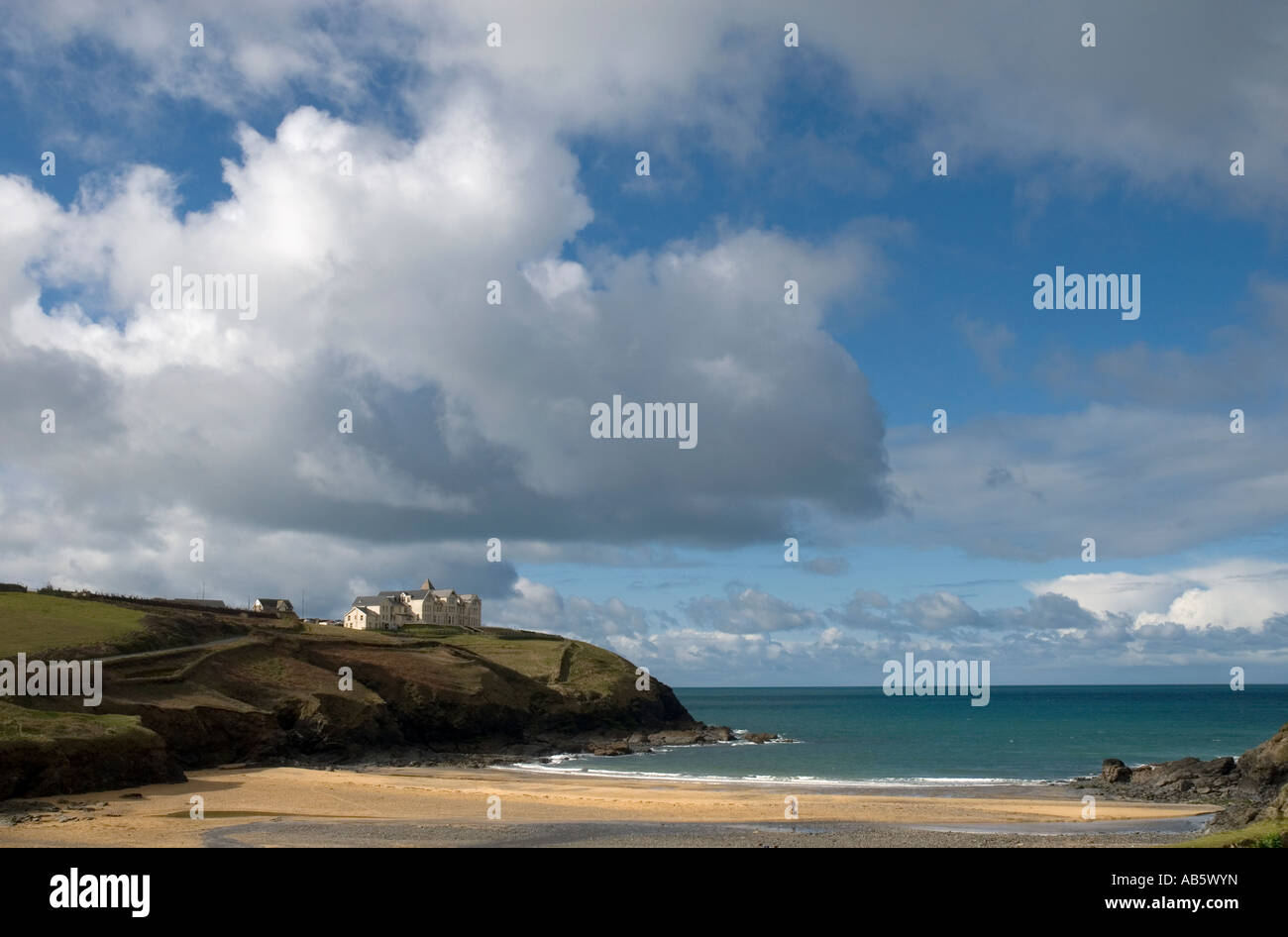 Poldhu Cove Lizard Peninsula Cornwall England Stock Photo - Alamy