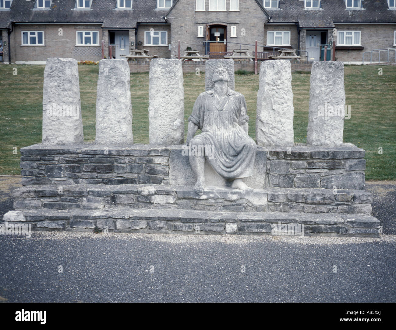 Sculpture of George Loveless, leader of the Tolpuddle Martyrs, with ...