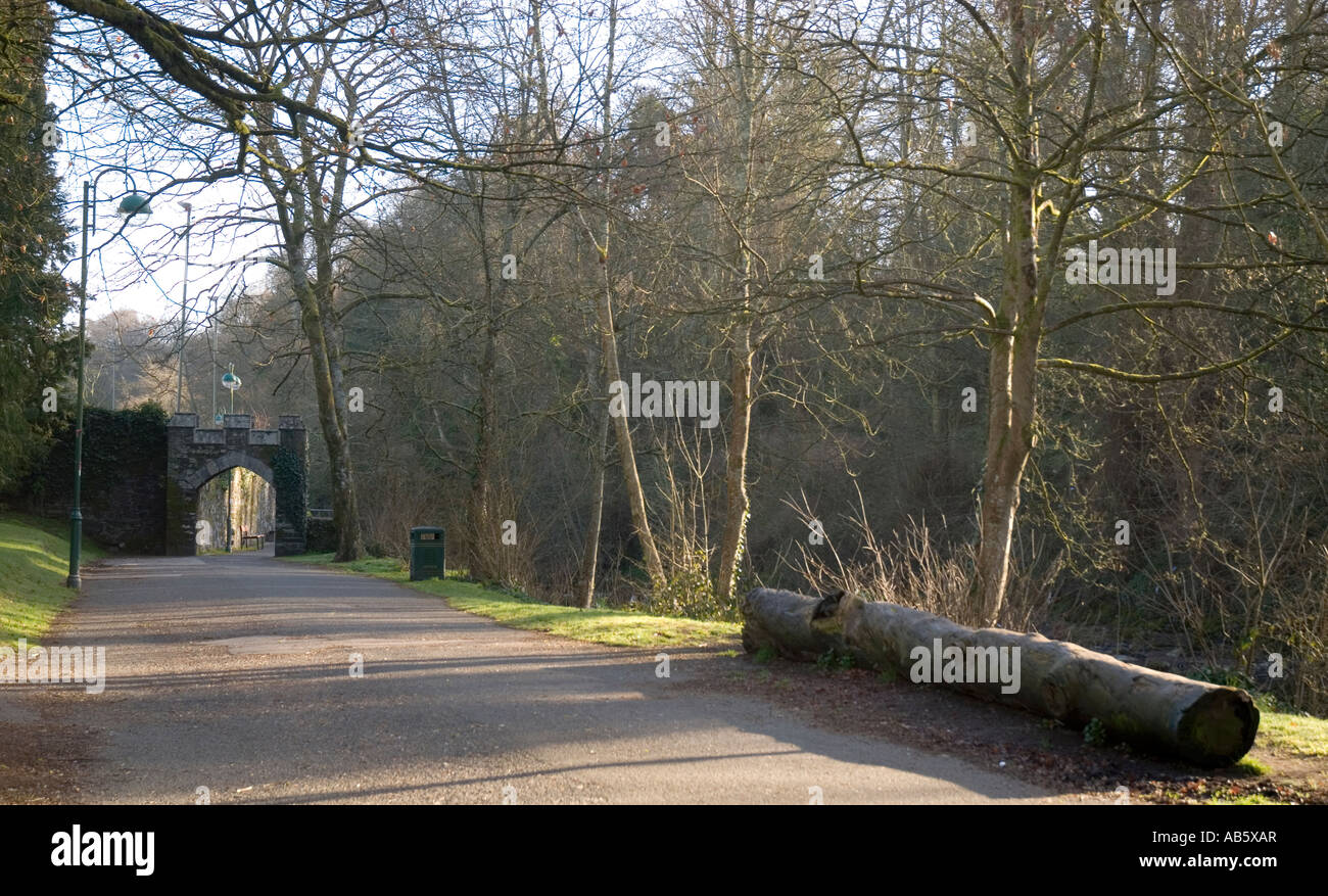 Abbey Walk Tavistock Devon England Stock Photo - Alamy