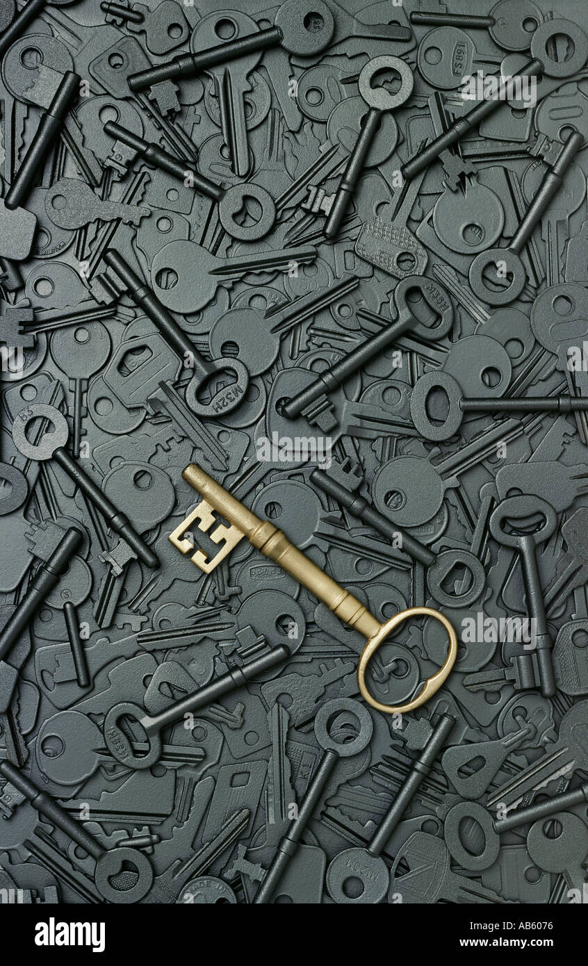USP gold key unique solution choice concept Stock Photo - Alamy