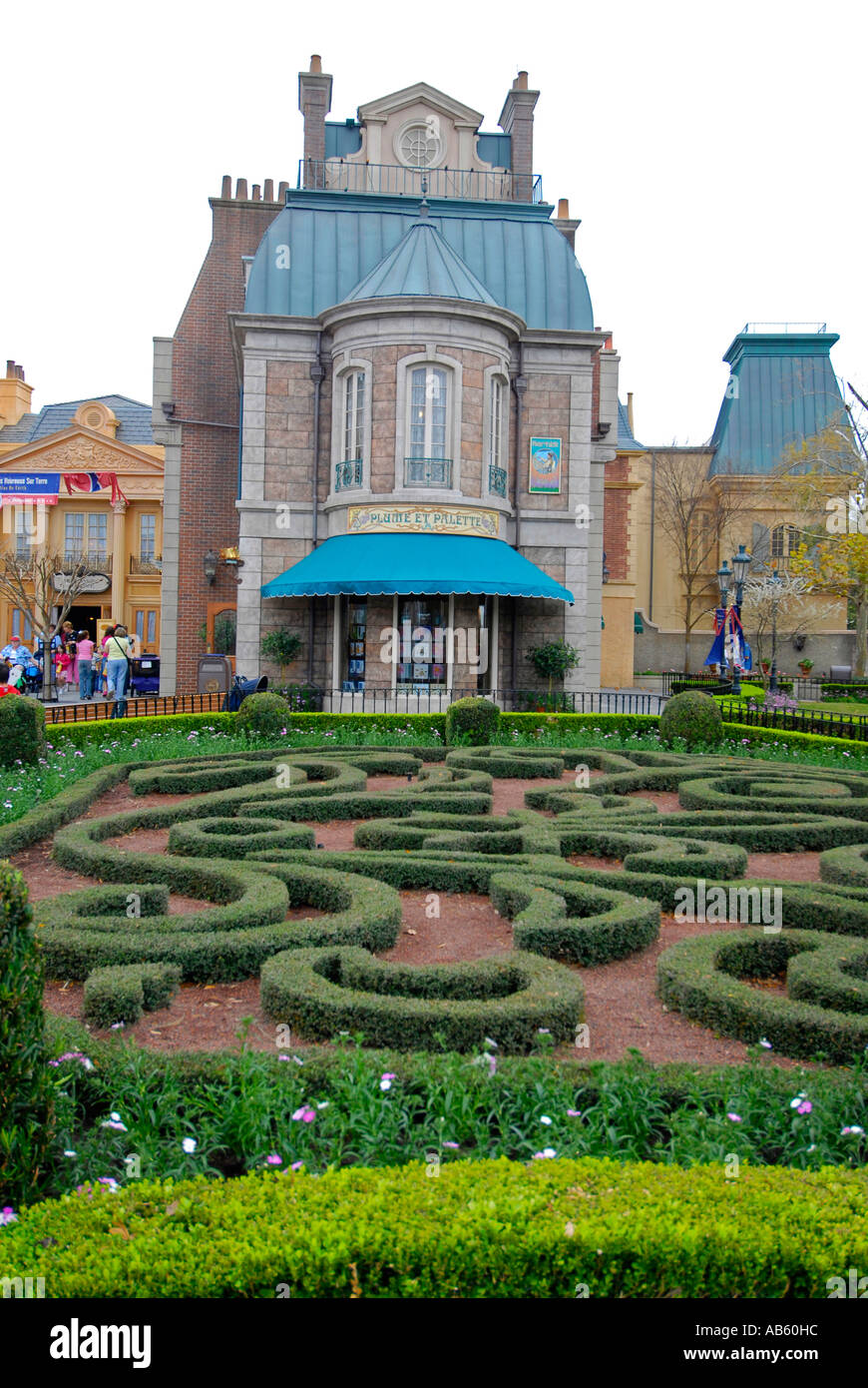 Landscaping at the Epcot Center at Walt Disney World Theme Park Orlando ...