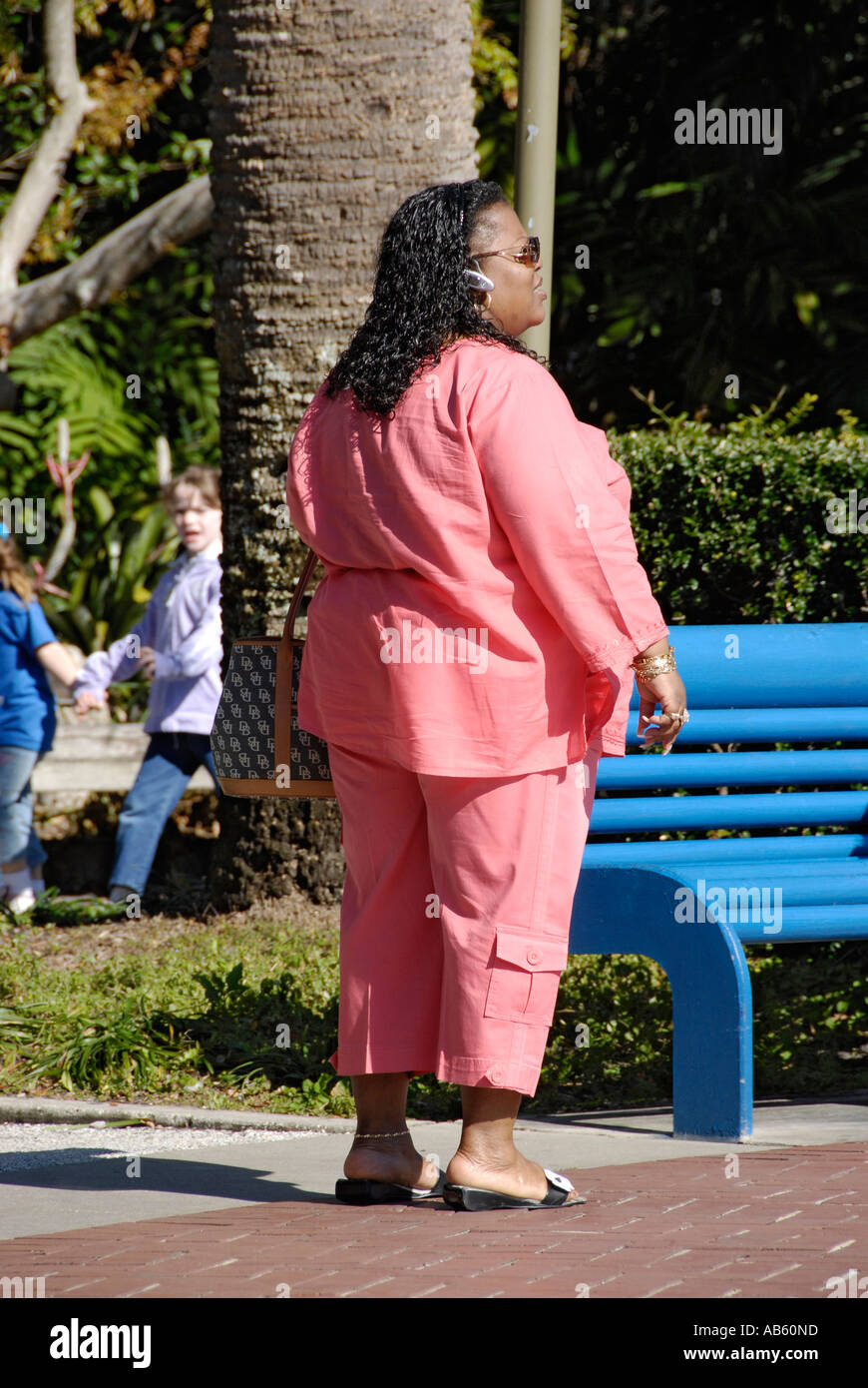 Obese adult female woman Stock Photo - Alamy