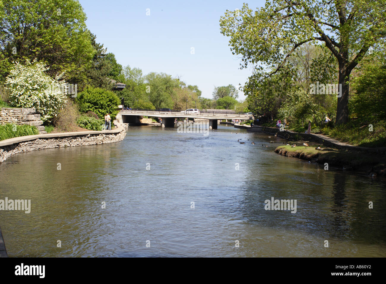 Naperville dupage river hi-res stock photography and images - Alamy