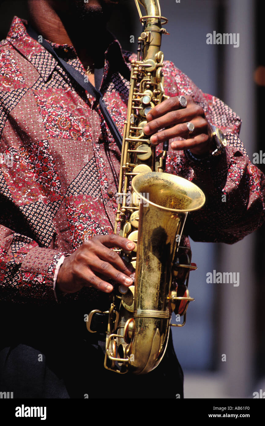 American musician sax hi-res stock photography and images - Alamy