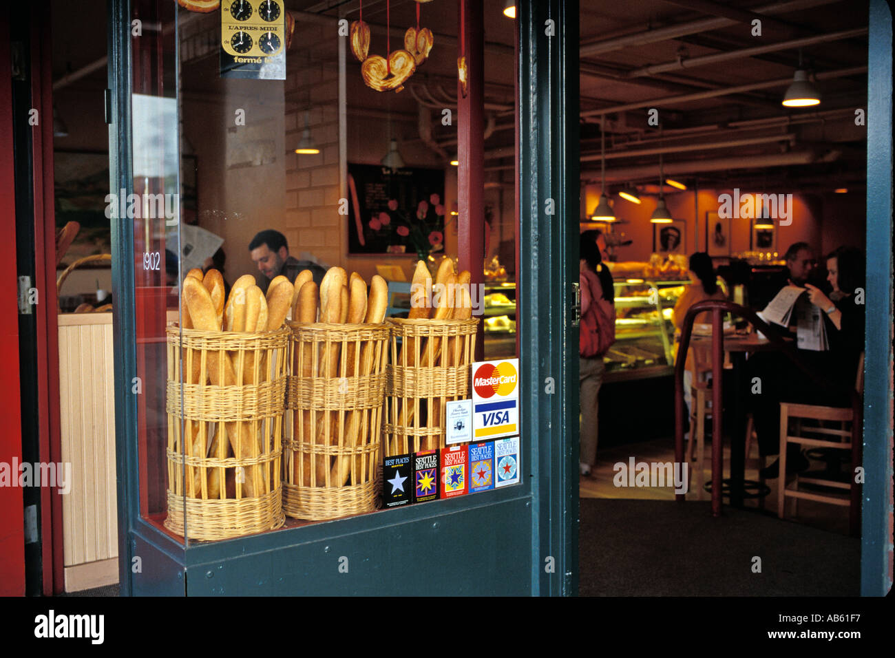 La Panier French Bakery Pike Place Market Seattle Washington USA Stock ...