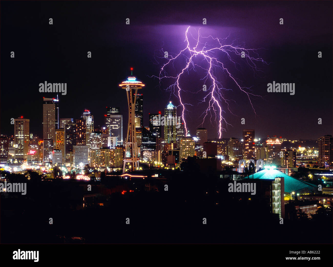 Seattle Lightning Storm