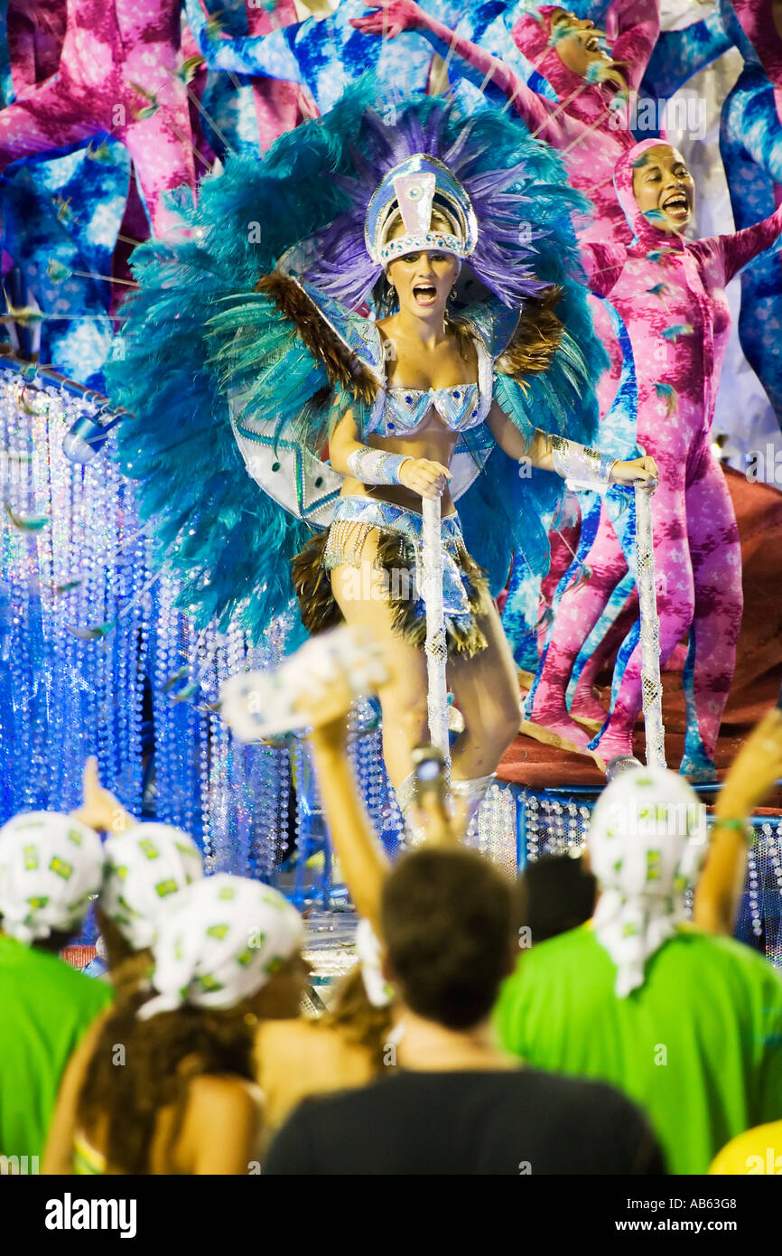 Carnaval parade at the Sambodromo Rio de Janeiro Brazil Stock Photo - Alamy