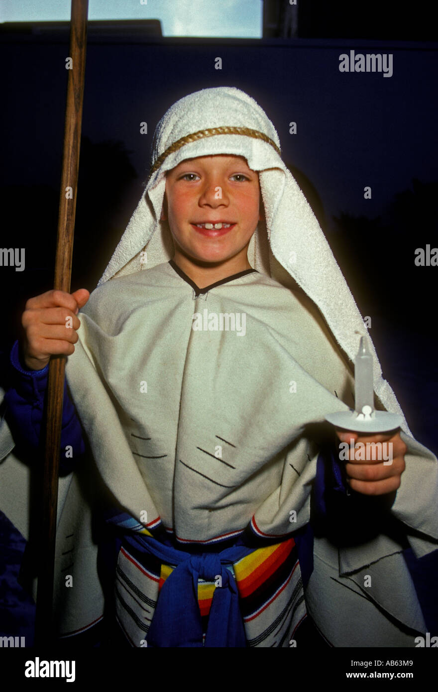 Boy shepherd nativity hi-res stock photography and images - Alamy