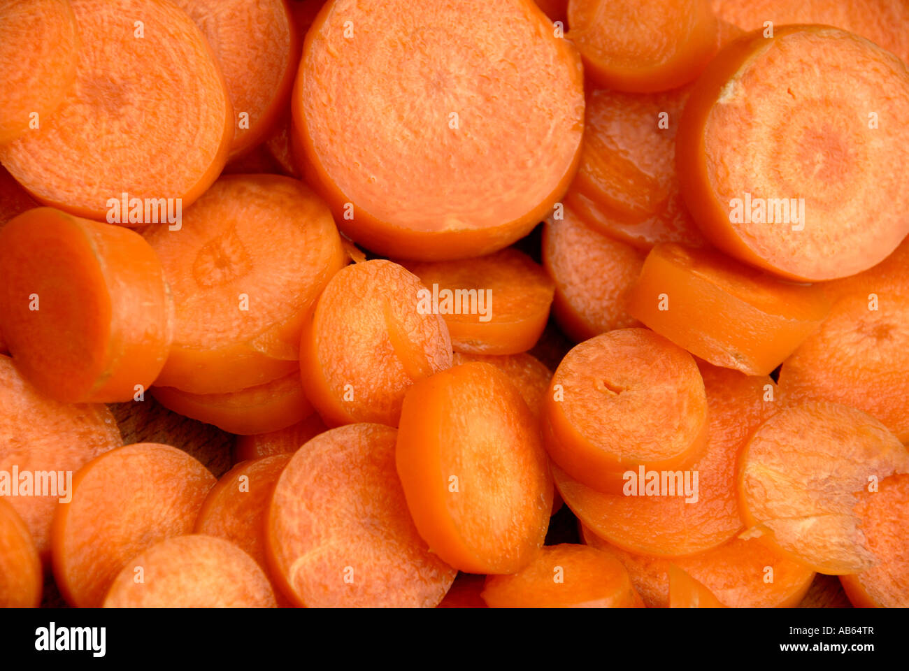 Sliced Fresh English Organic Carrots Stock Photo - Alamy