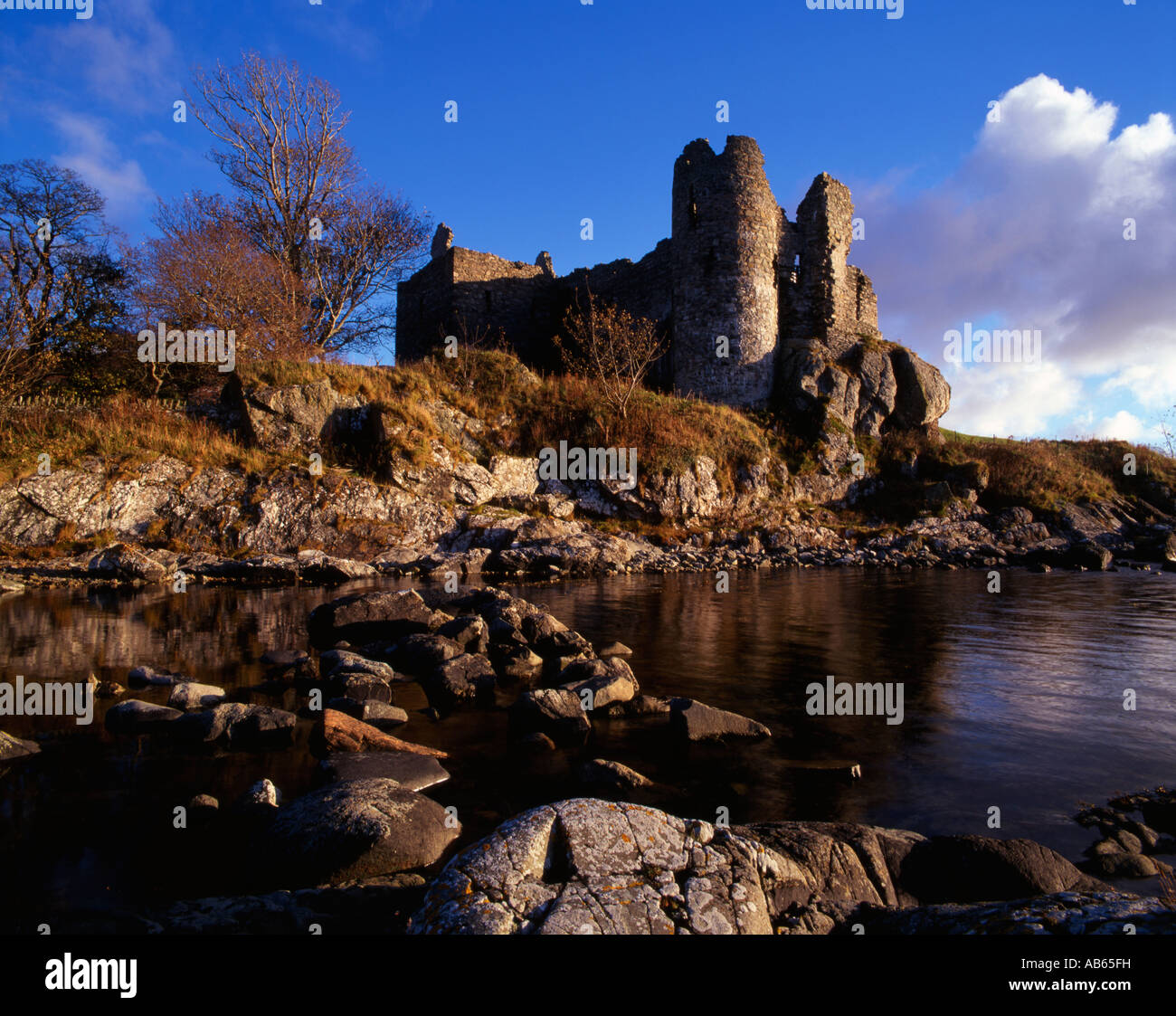 Castle Sween, Kilmory, Knapdale, Argyll Stock Photo - Alamy