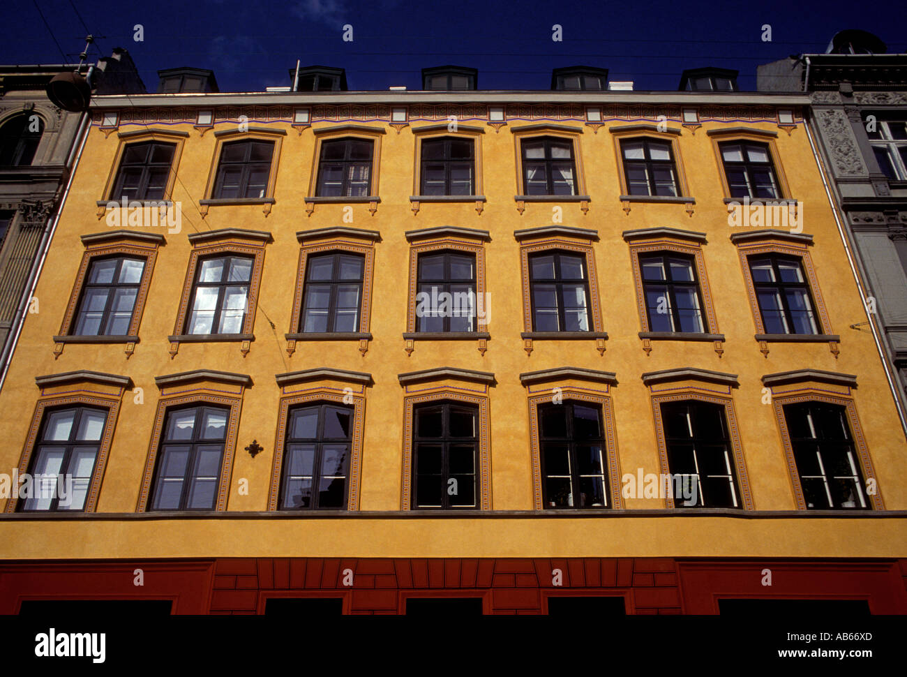 architecture, Bredgade Street, city of Copenhagen, Denmark Stock Photo ...