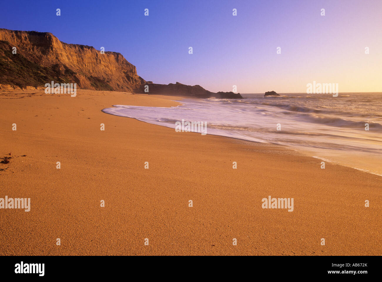 Pocket Beach at Cowell Ranch State Beach, California, USA Stock Photo ...