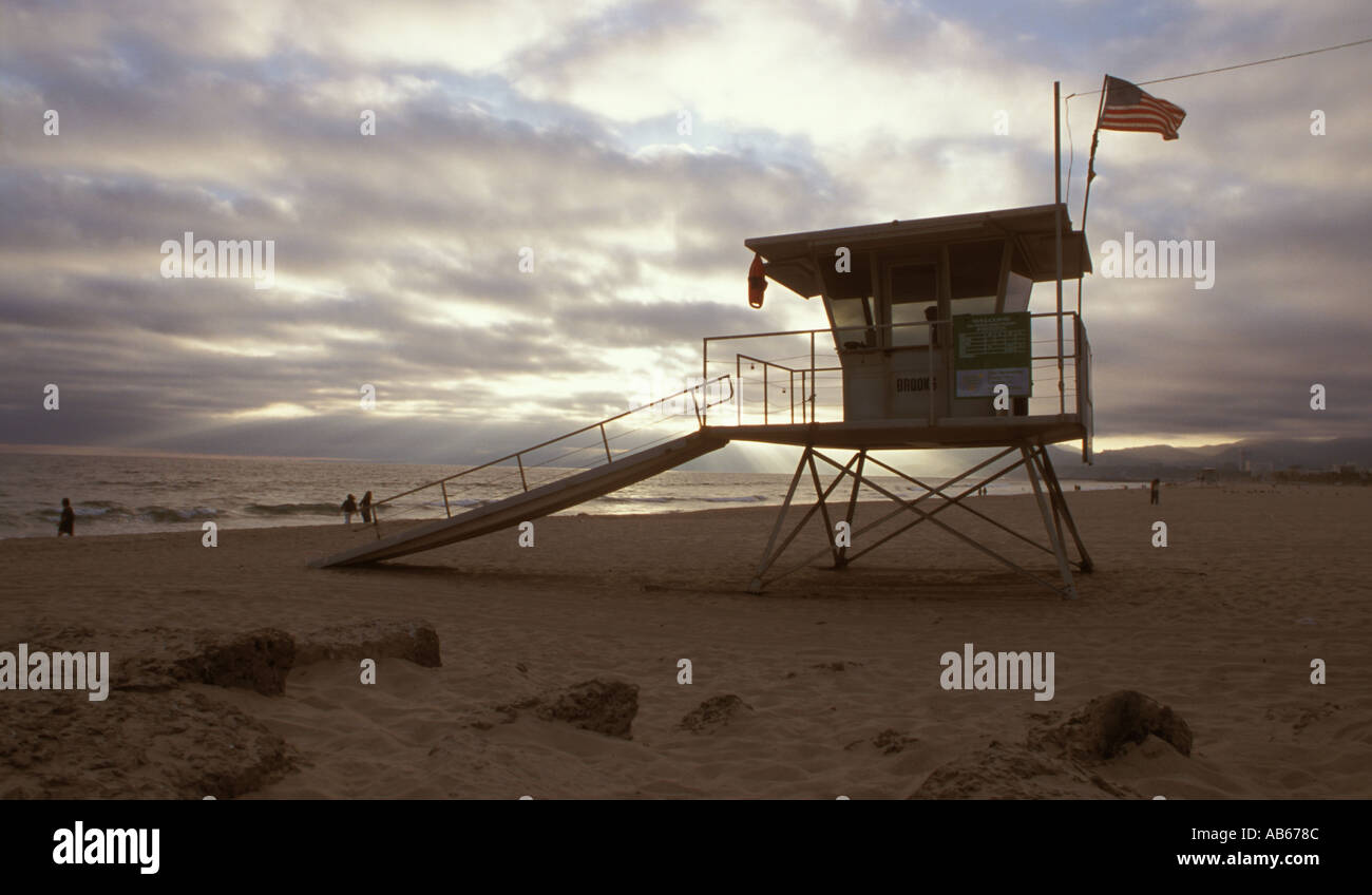 Lifeguard post venice beach hi-res stock photography and images - Alamy