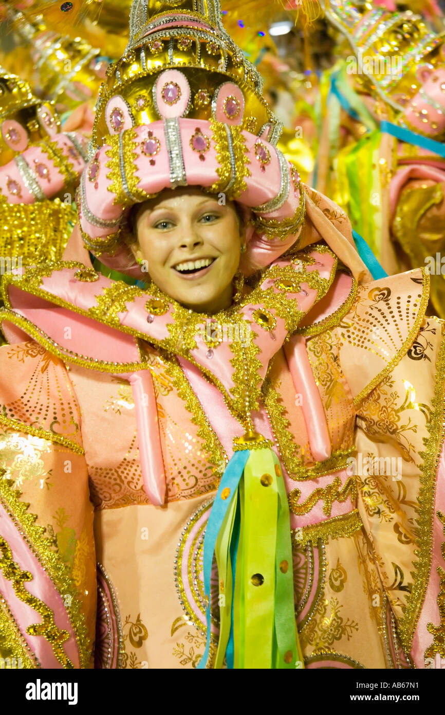 Carnaval parade at the Sambodromo Rio de Janeiro Brazil Stock Photo - Alamy