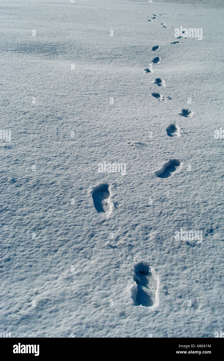 Crisp footprints hi-res stock photography and images - Alamy