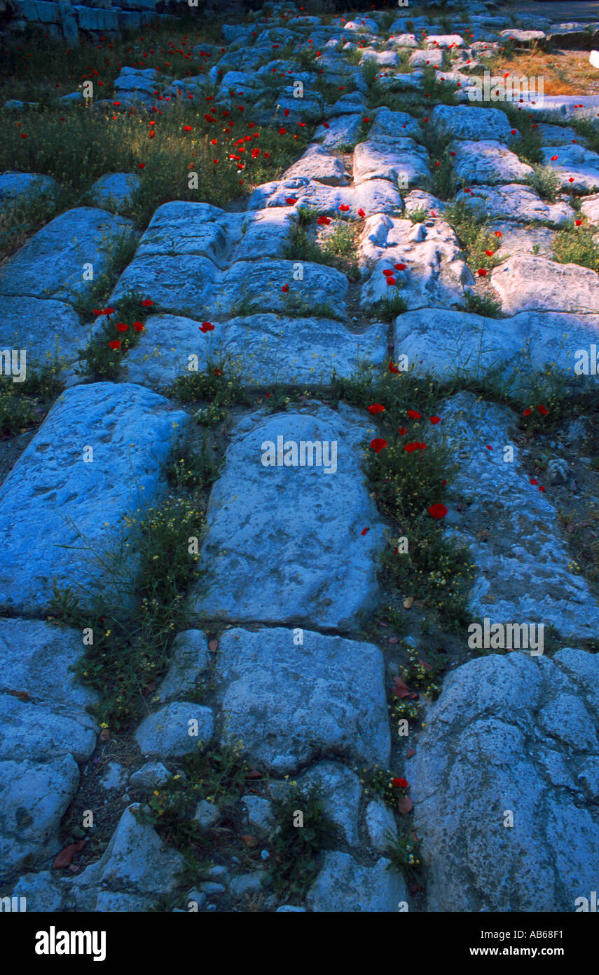 Athens agora road hi-res stock photography and images - Alamy