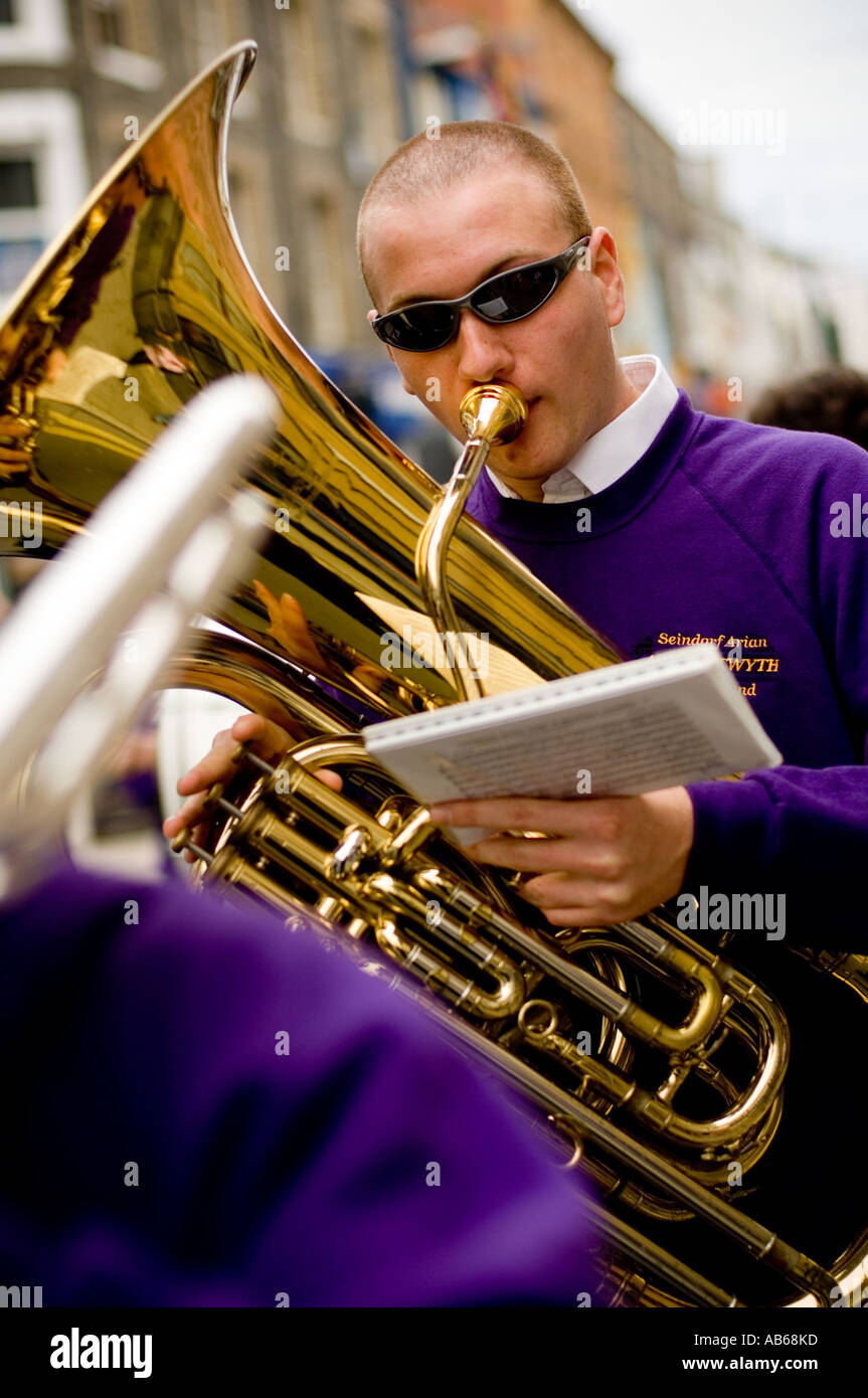 Man playing tuba player hi-res stock photography and images - Alamy