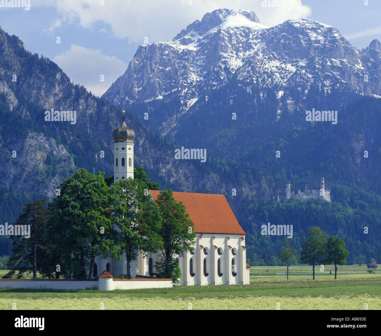 St Coloman in Schwangau Germany Stock Photo - Alamy