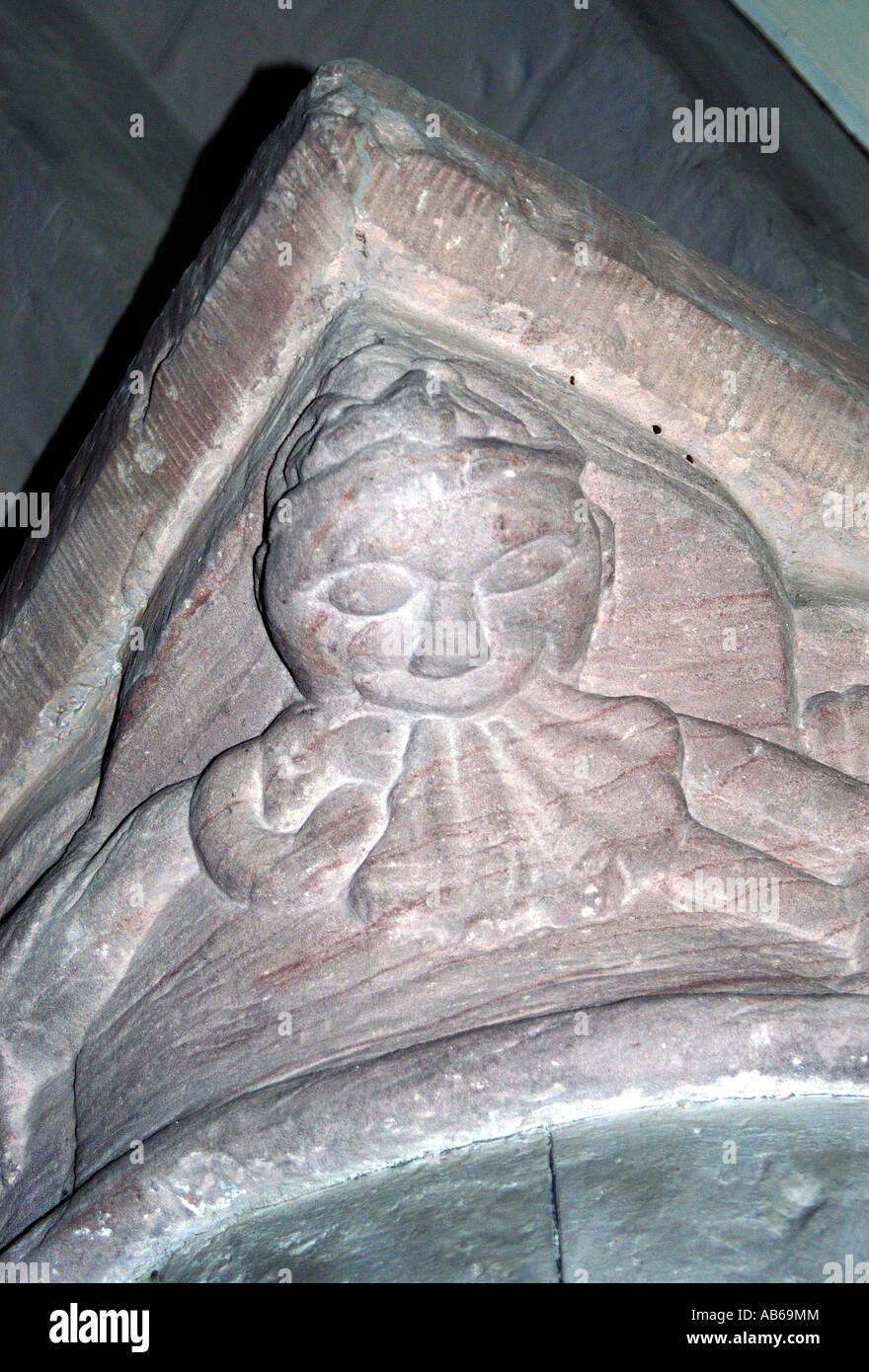 green man st michael lowther cumbria england Stock Photo - Alamy