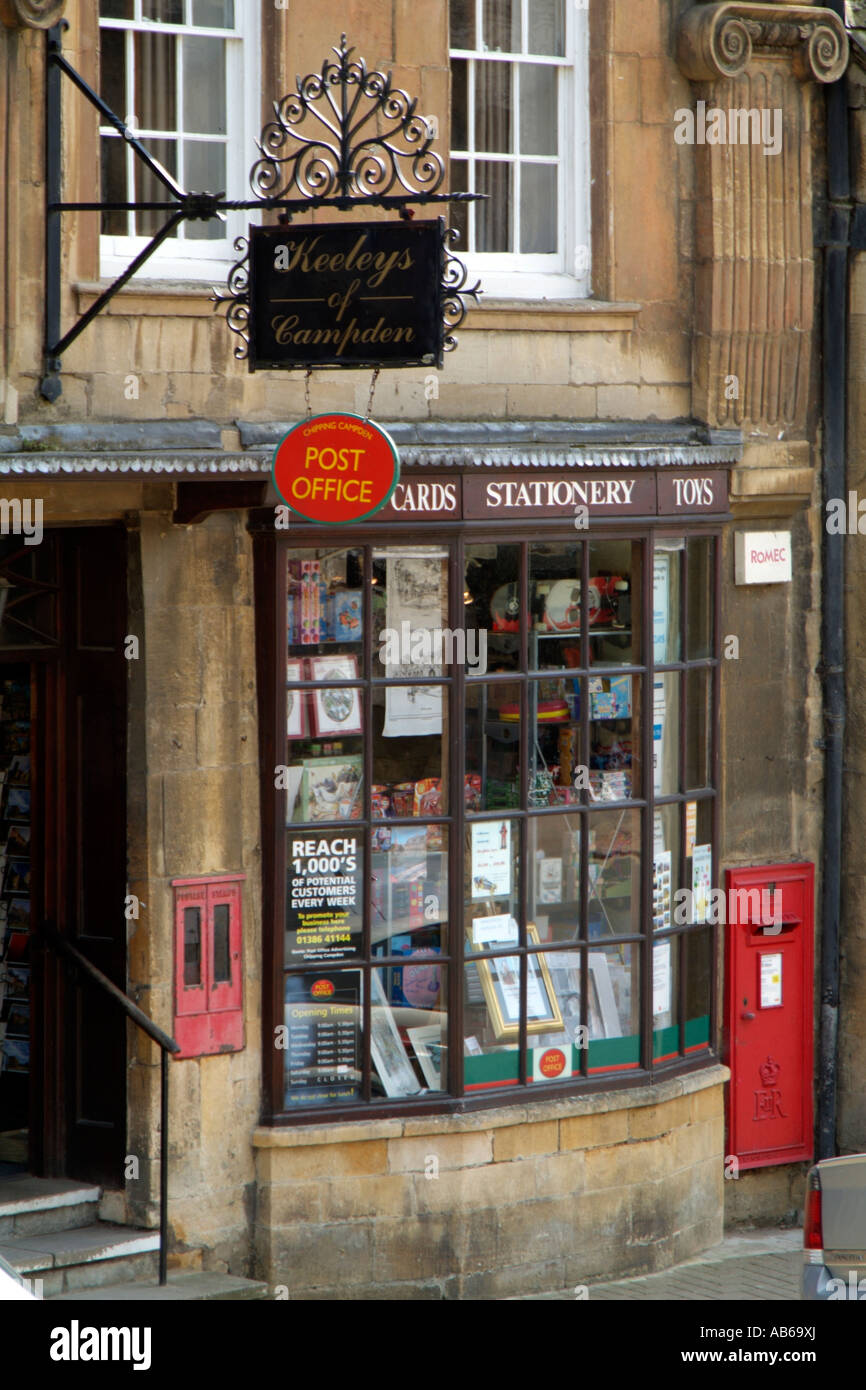 Post office in Chipping Campden in the Cotswolds England UK main street ...
