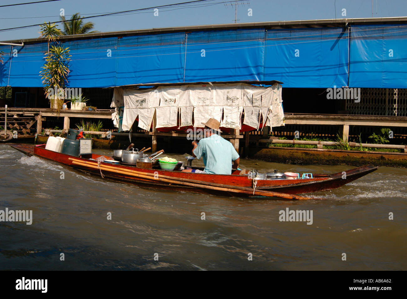 Floating Market Bankok Thailand Stock Photo - Alamy