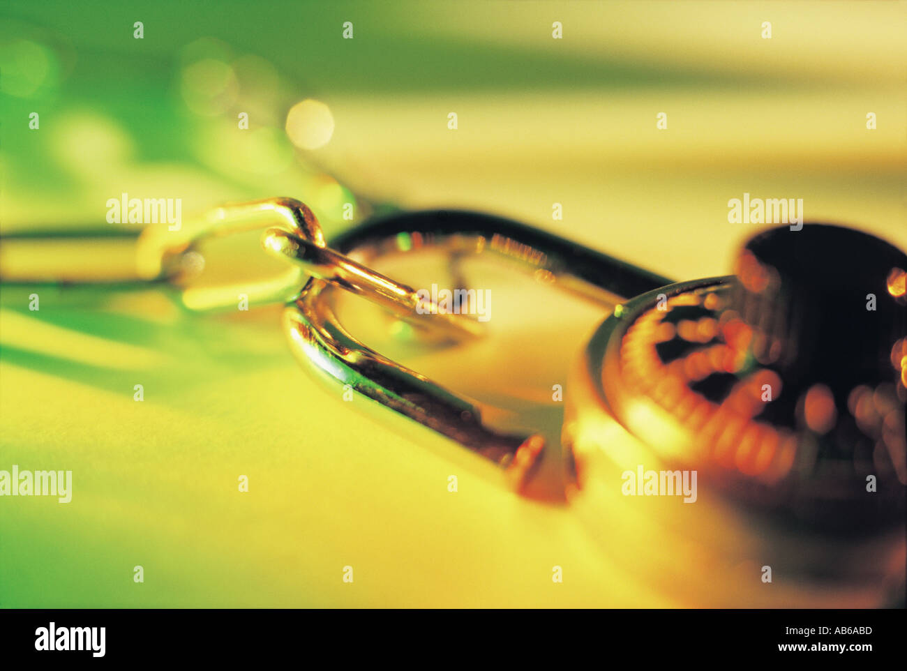 Combination Lock and Chain Stock Photo - Alamy