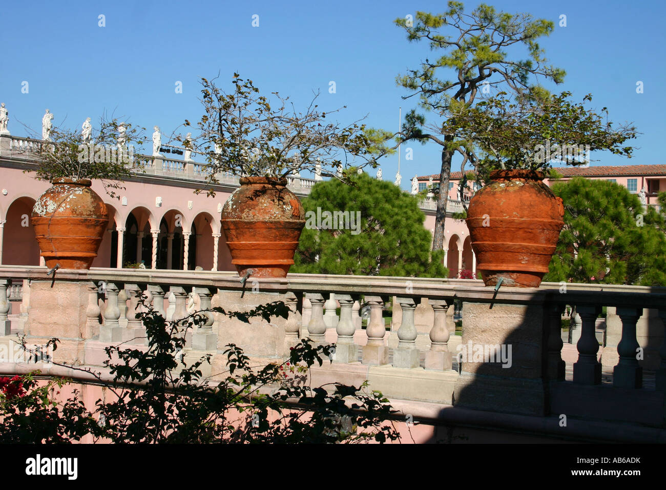 Courtyard of the John and Mable Ringling Museum Sarasota FL Stock Photo ...